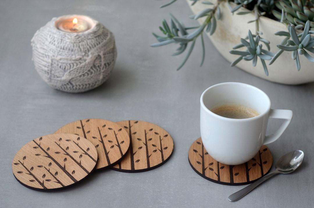 Set of Four Original Design Drink Coasters - Protect Your Table With ...
