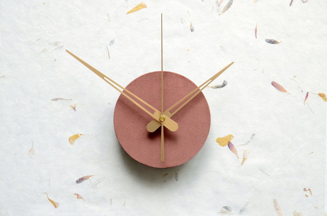 Small Clock for Wall Solid Color Decorative Small and - Etsy