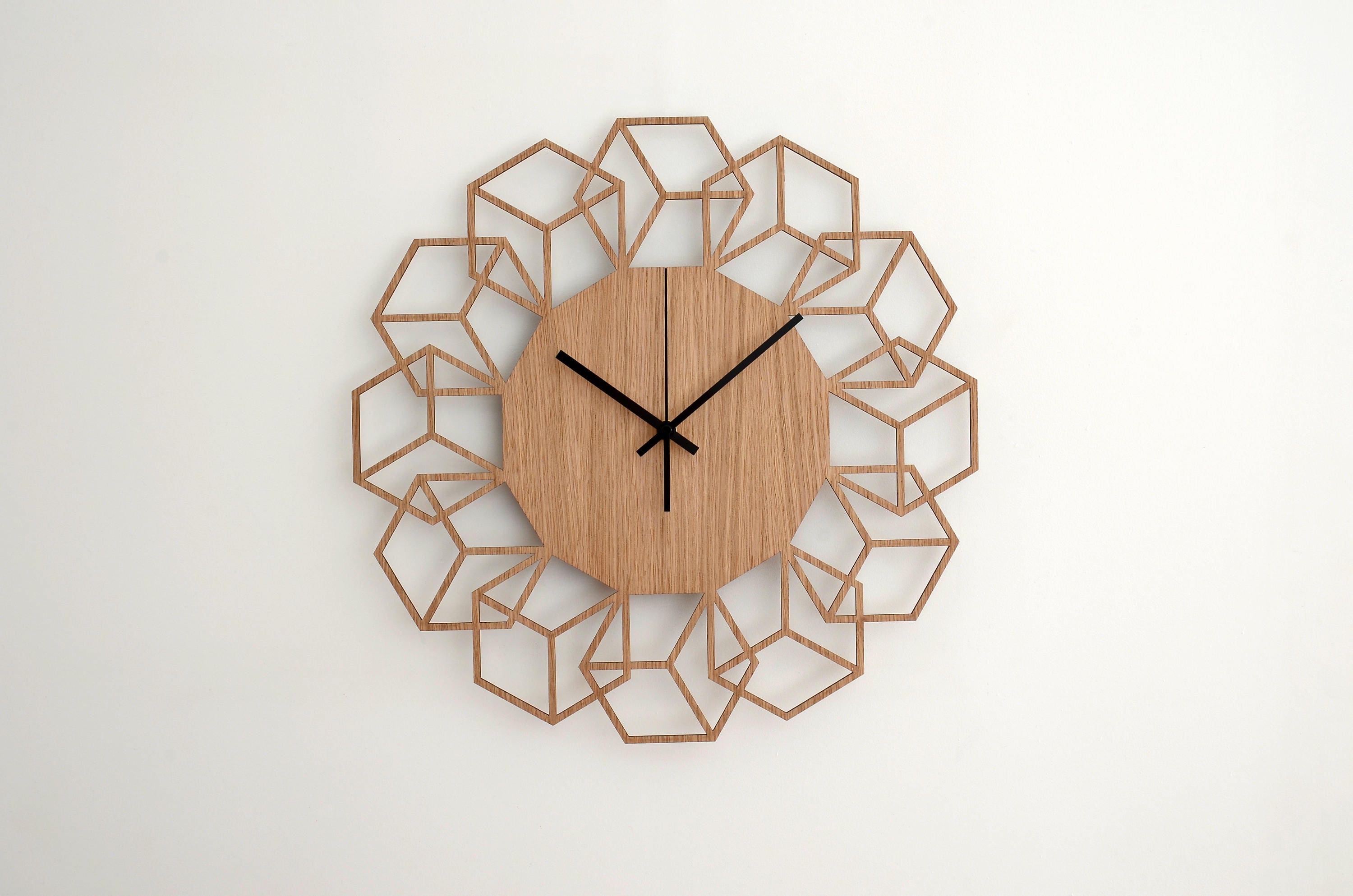 17 Wood Wall Clock Wedding Gift First Home Decor | Etsy