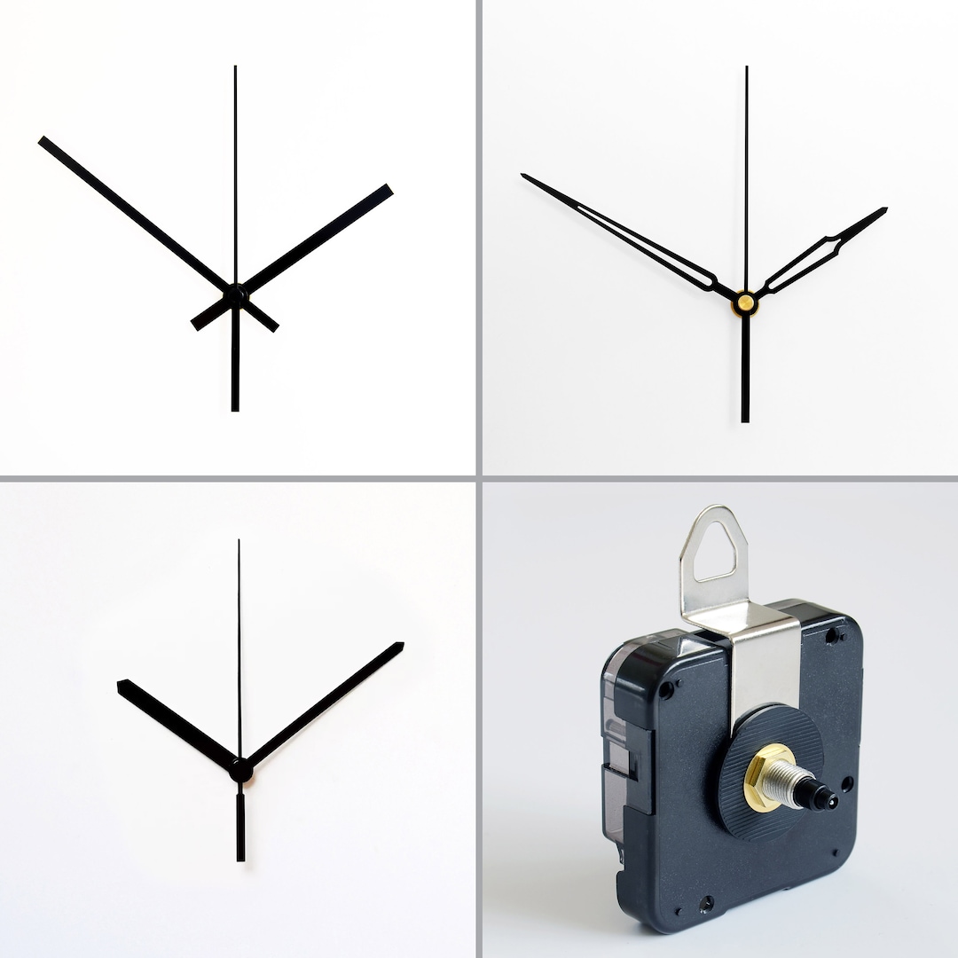 Quiet Quartz Mechanism for Wall Clock, Easy to Instal DIY Movement ...