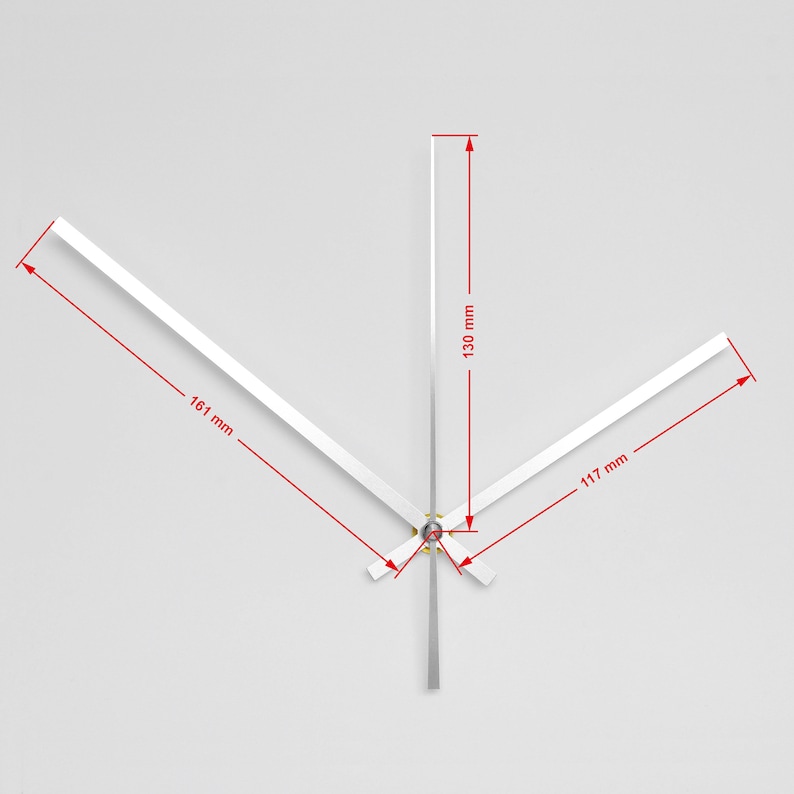 Wall Clock Accessories 3 Pieces Clock Hands Set With - Etsy