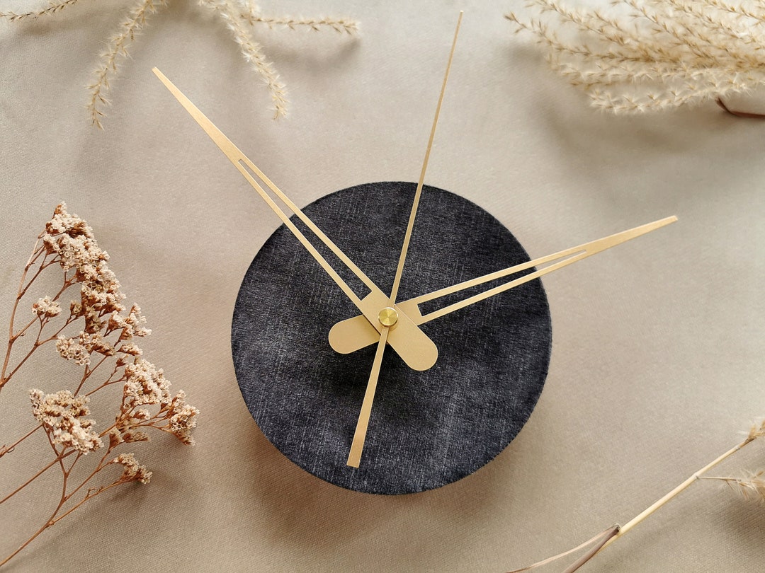 Small Dark Gray Wall Clock - Decorative and Functional Wall Decor ...