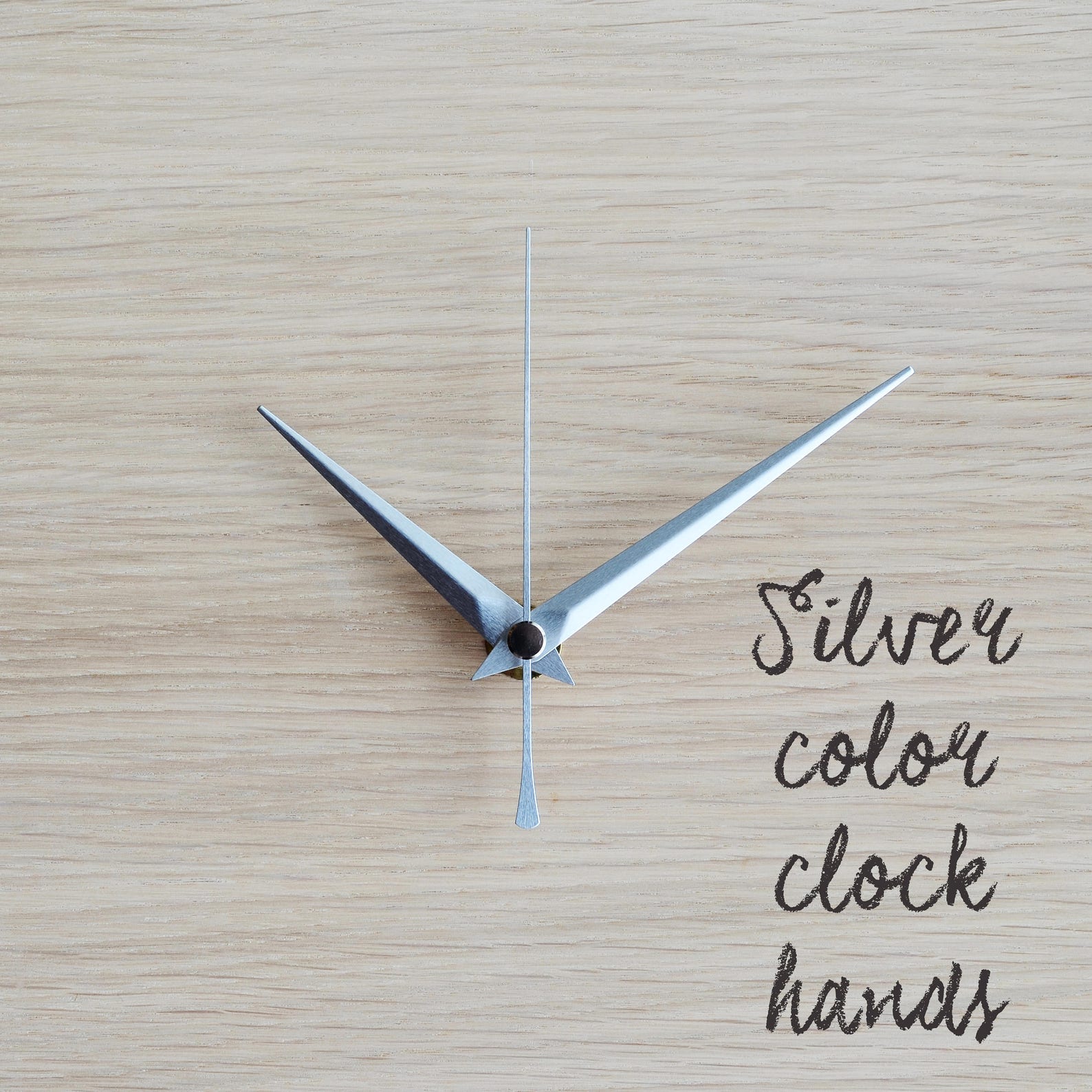 Modern Wall Clock With Numbers, Elegant Silent Wooden Clock With Large ...