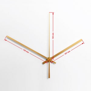 Clock Movement With Red Clock Hands - High Precision, No Ticking Clock ...