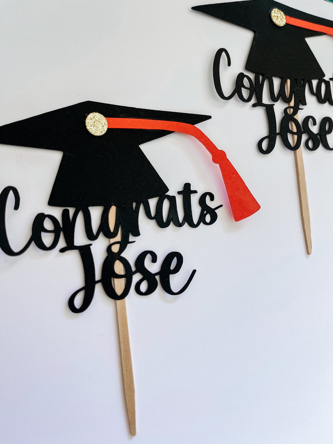 Printable Graduation Cake Toppers
