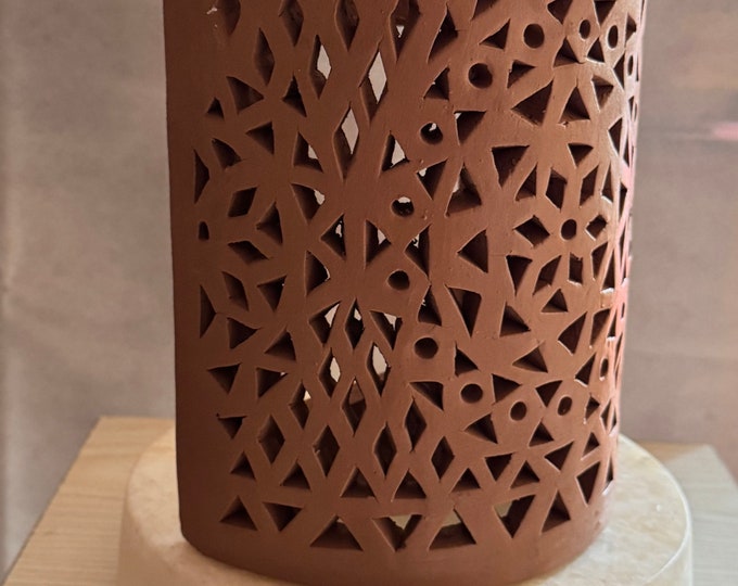 Clay Wall Light , Clay Sconces, Wall Lamp , Handmade Clay Terra Cotta ...