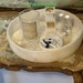 Egyptian White Alabaster Trays ALABASTER ROUND TRAY Natural - Etsy