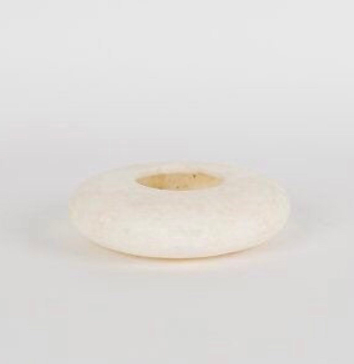 Egyptian White Alabaster, ALABASTER Handcrafted CANDLE HOLDER . Tea ...