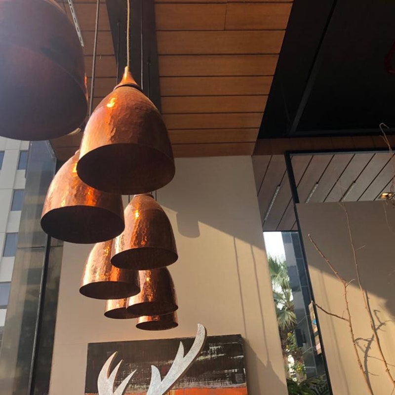 Copper Light Fixture - Etsy