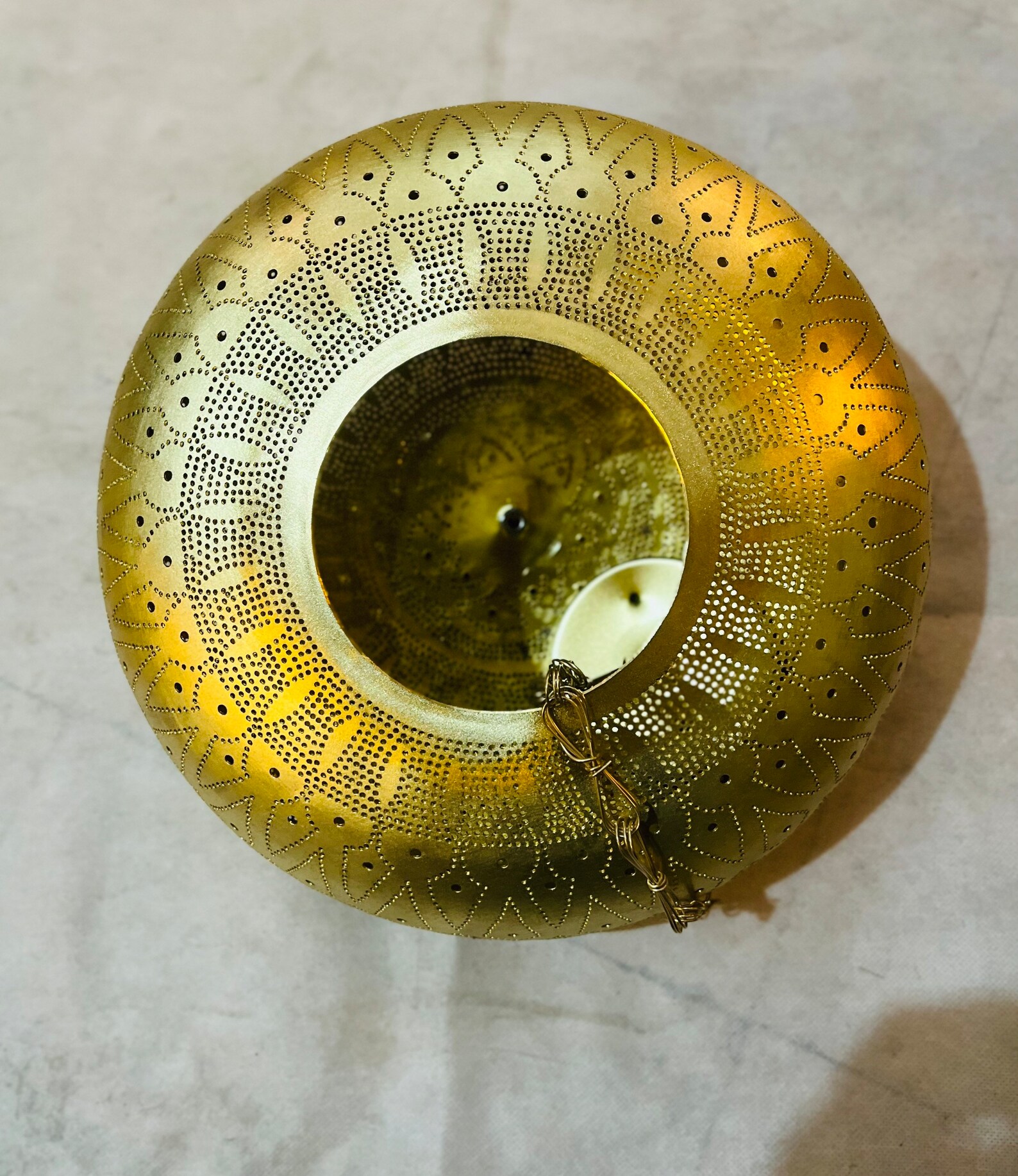 Moroccan Brass Ceiling Lamp, Moroccan Ceiling Lamp, Moroccan Lamp ...