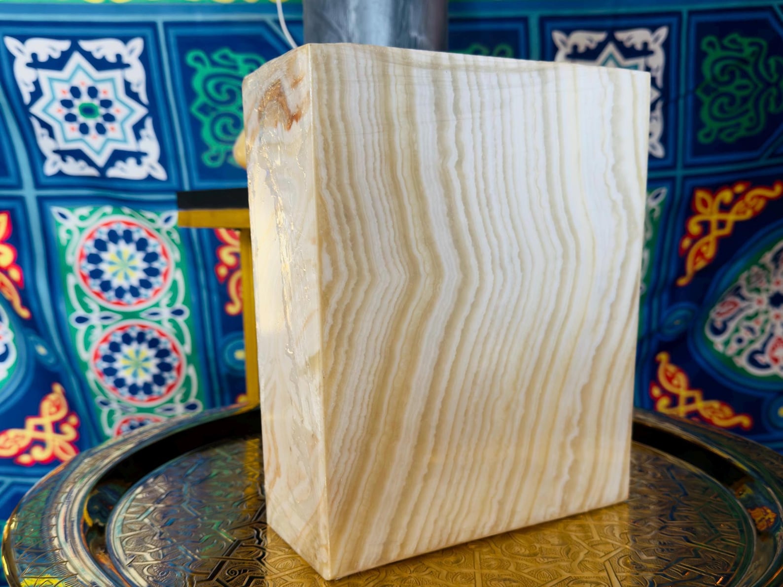 Alabaster Wall Light, Alabaster Stone Scones, Egyptian Handmade ...