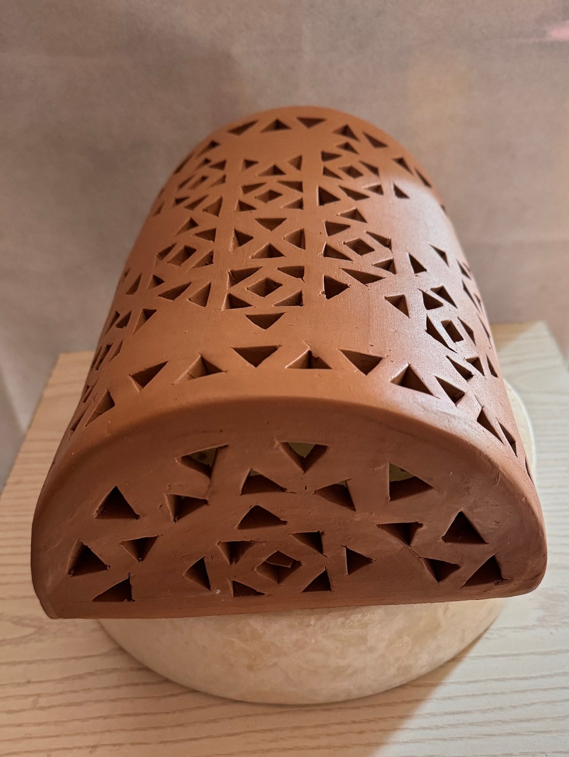 Clay Wall Light , Clay Sconces, Wall Lamp , Handmade Clay Terra Cotta ...