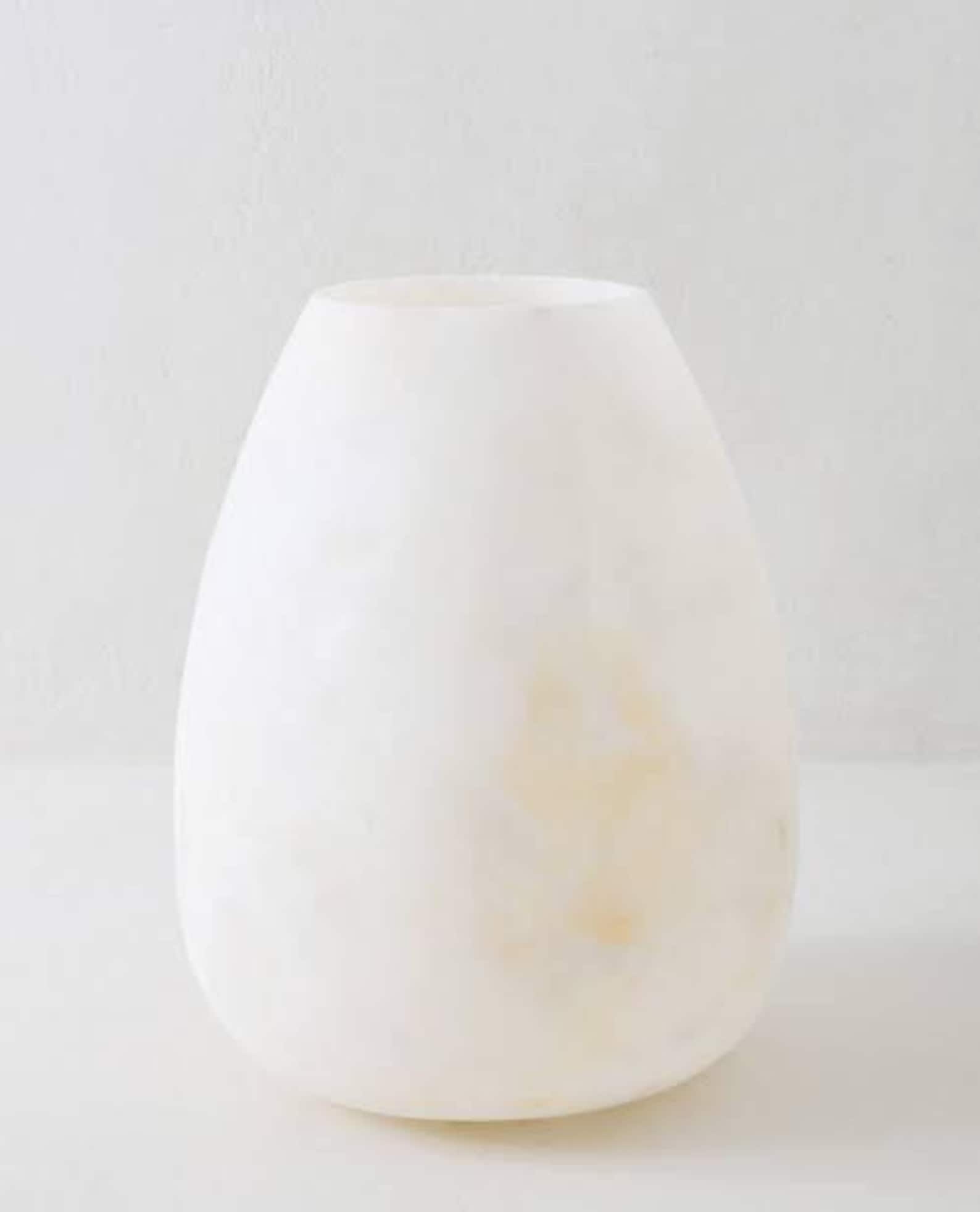 Set of 6 White ALABASTER CANDLE HOLDER White Alabaster Candle Holder ...