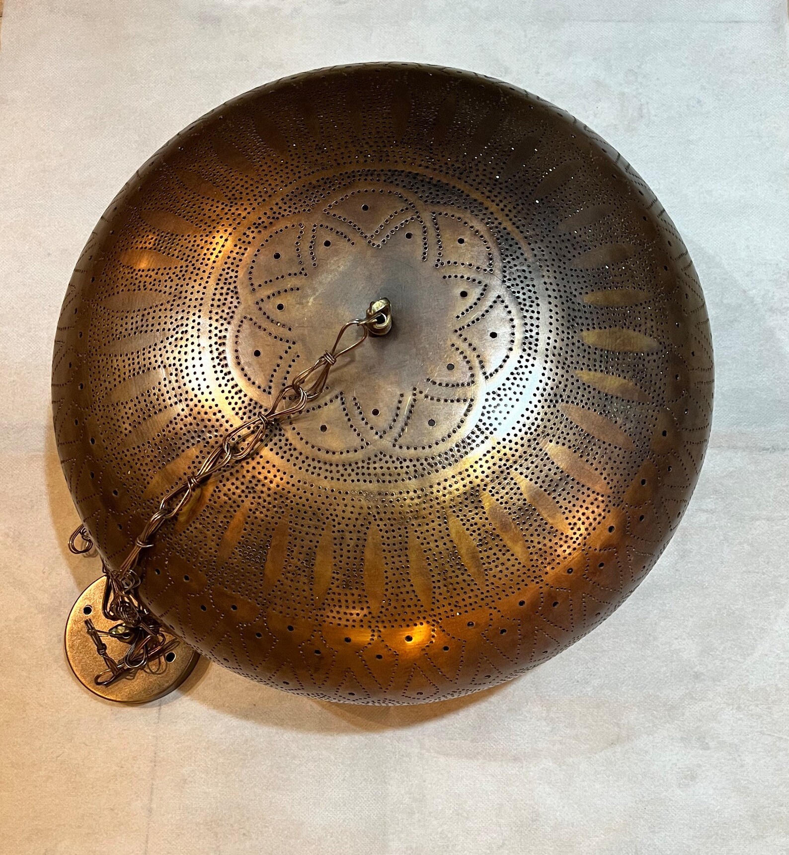 Moroccan Brass Ceiling Lamp, Moroccan Ceiling Lamp, Moroccan Lamp ...