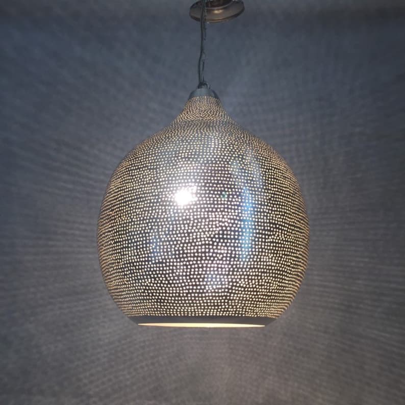 Handcrafted Moroccan Ceiling Light Fixture Pendant Lamp | Etsy