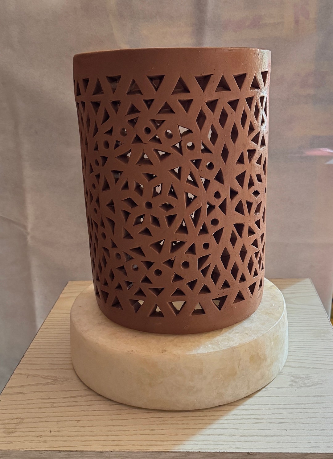 Clay Wall Light , Clay Sconces, Wall Lamp , Handmade Clay Terra Cotta ...