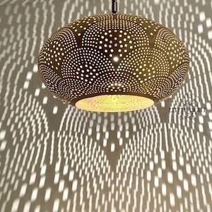 Modern Moroccan Chandelier Pendant Lamp. Brass Ceiling Lights. Ceiling ...