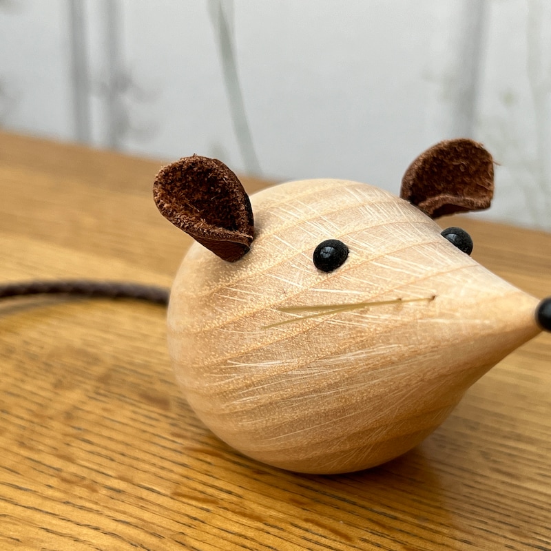 Wood Turned Mouse - Etsy UK