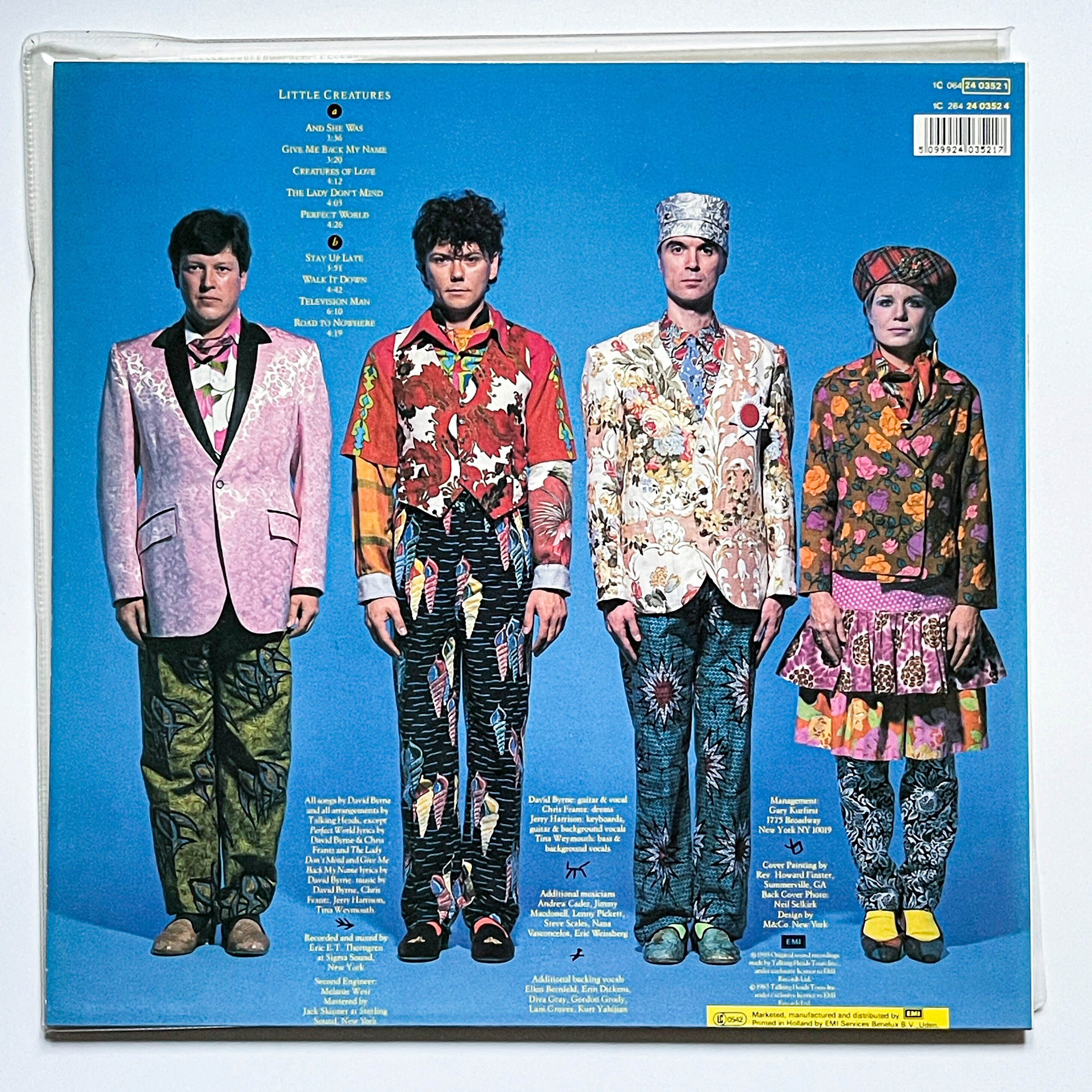 Talking Heads - Little Creatures / Vinyl Record LP Music Album / 1985 ... Talking Heads - Little Creatures / Vinyl Record LP Music Album / 1985 ...