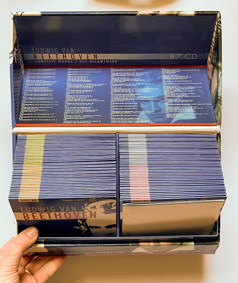 Ludwig Van Beethoven Complete Works / 87 CD Vintage Record Classic ...