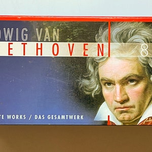 Ludwig Van Beethoven Complete Works / 87 CD Vintage Record Classic ...