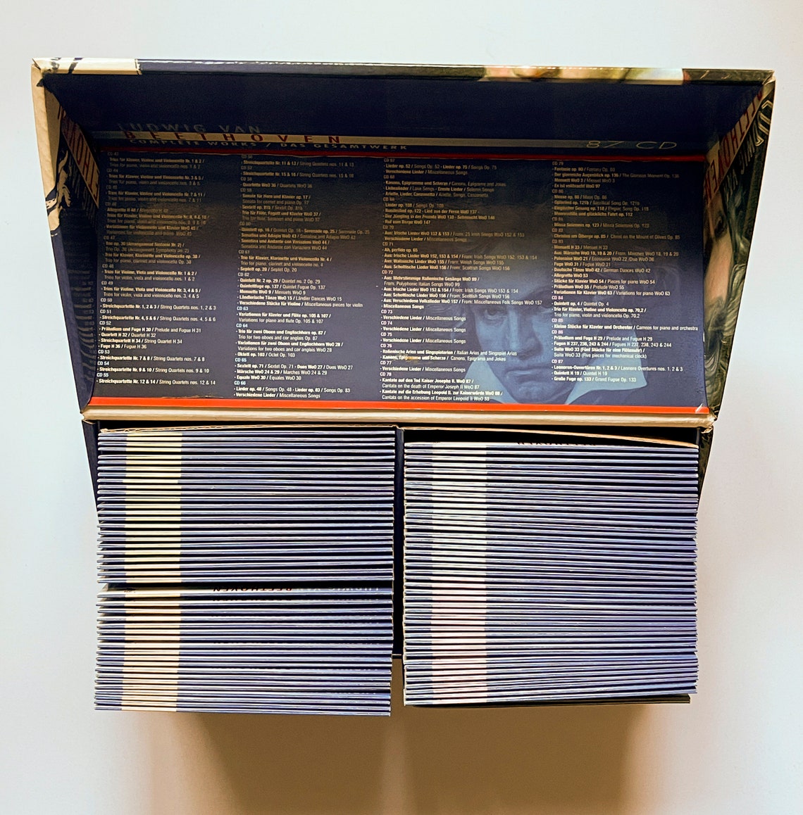 Ludwig Van Beethoven Complete Works / 87 CD Vintage Record Classic ...