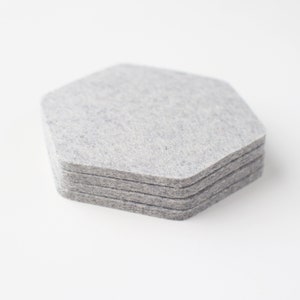 Wool Felt Coasters | Personalized Drink Coaster Set for Gifts ...
