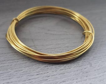 Wire Art Swirl Raw Brass Wire 2mm 0.081 Inc 12 Gauge Raf4-05 - Etsy