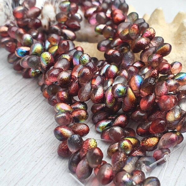 Small Glass Raspberry Beads - Etsy