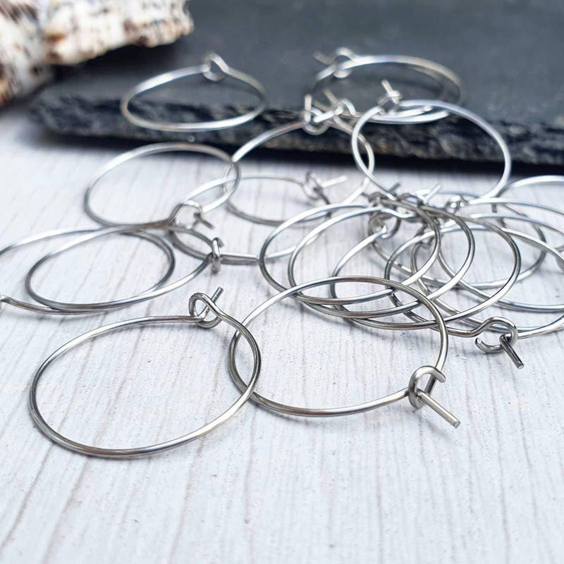 Stainless Steel Hoops - Etsy
