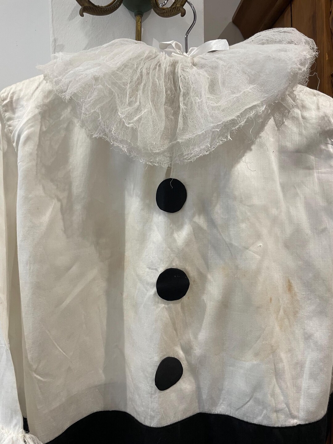 Antique French Pierrot De La Lune Costume - Costumier - 1920s - Etsy