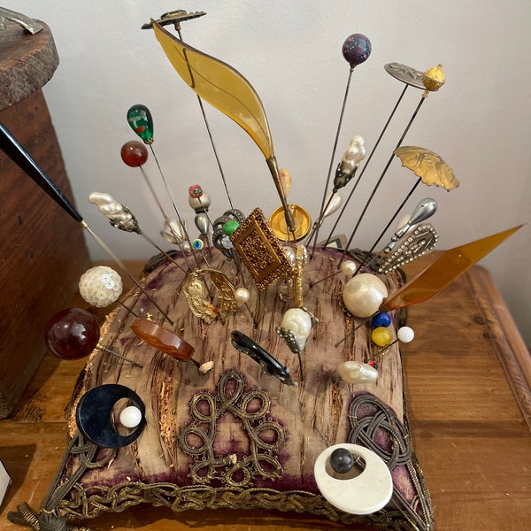 Antique Pin Cushion - Etsy