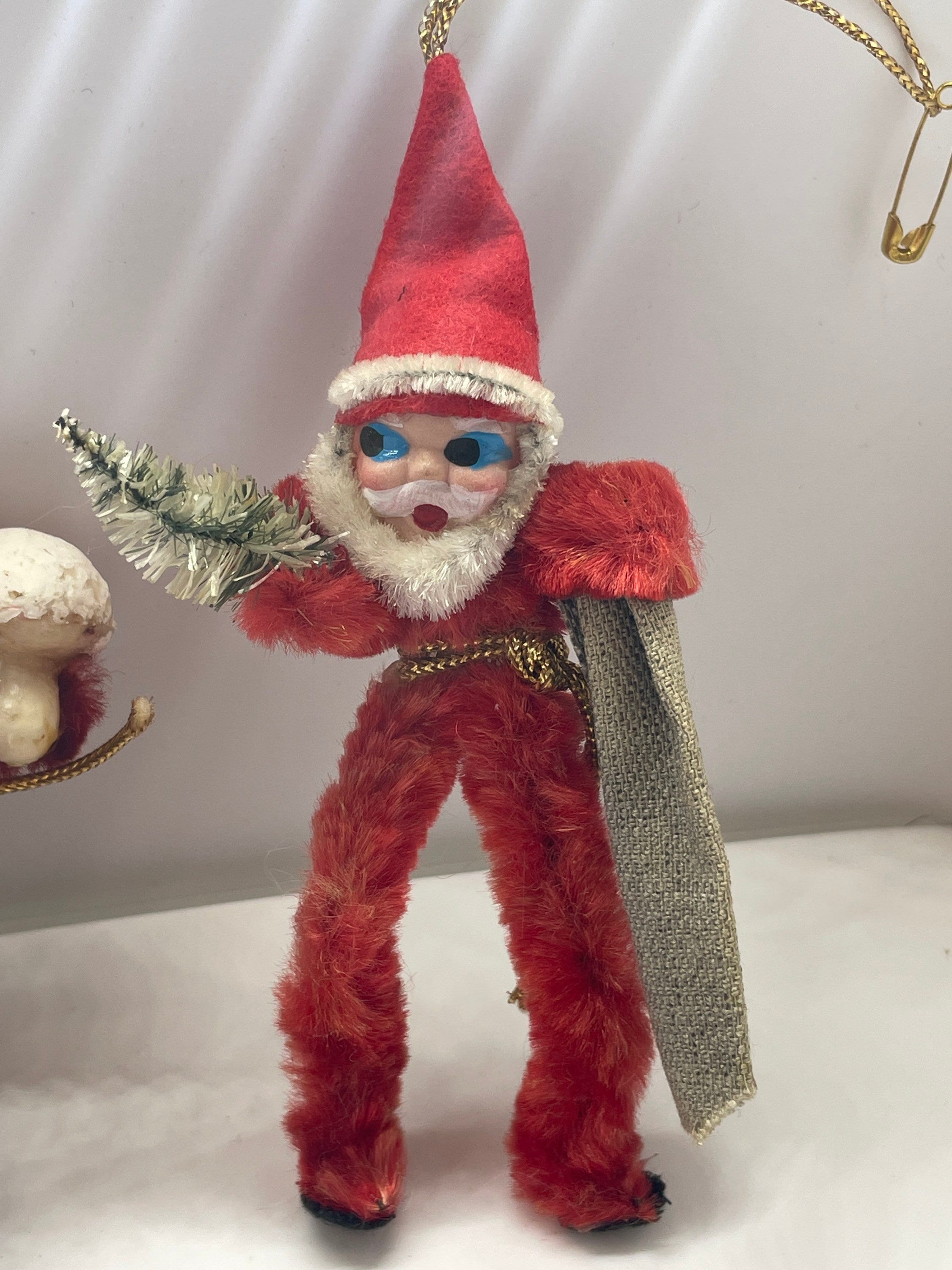 Antique Rare Pair of German Father Christmas Tree - Etsy