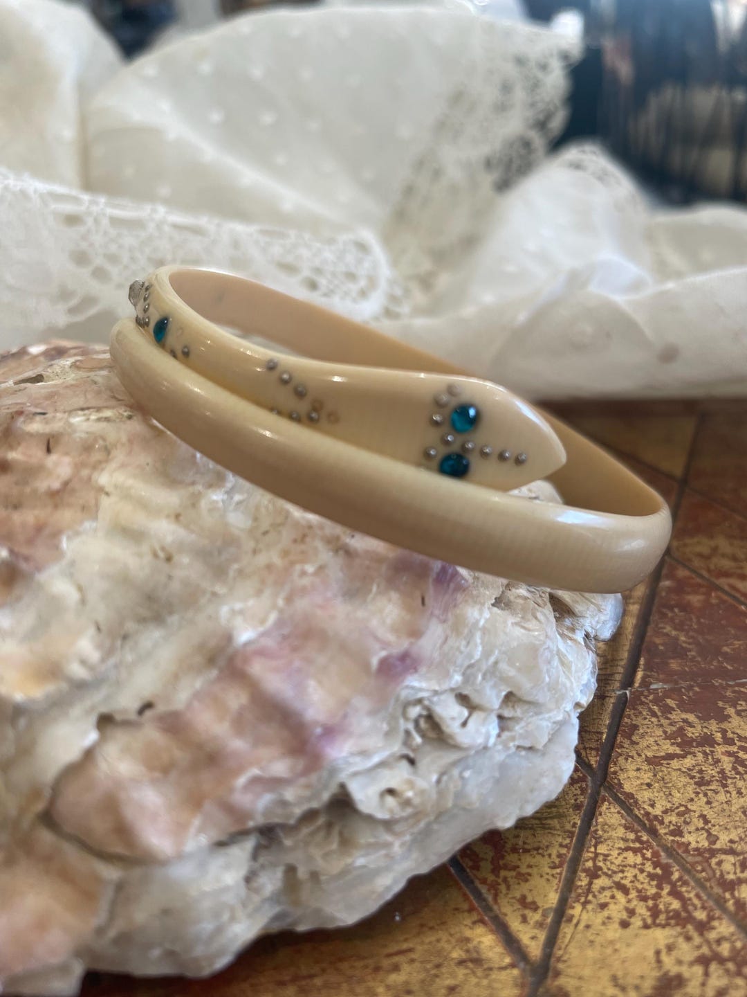 Rare Antique, Snake Bangle - 1920s - Art Deco - Etsy