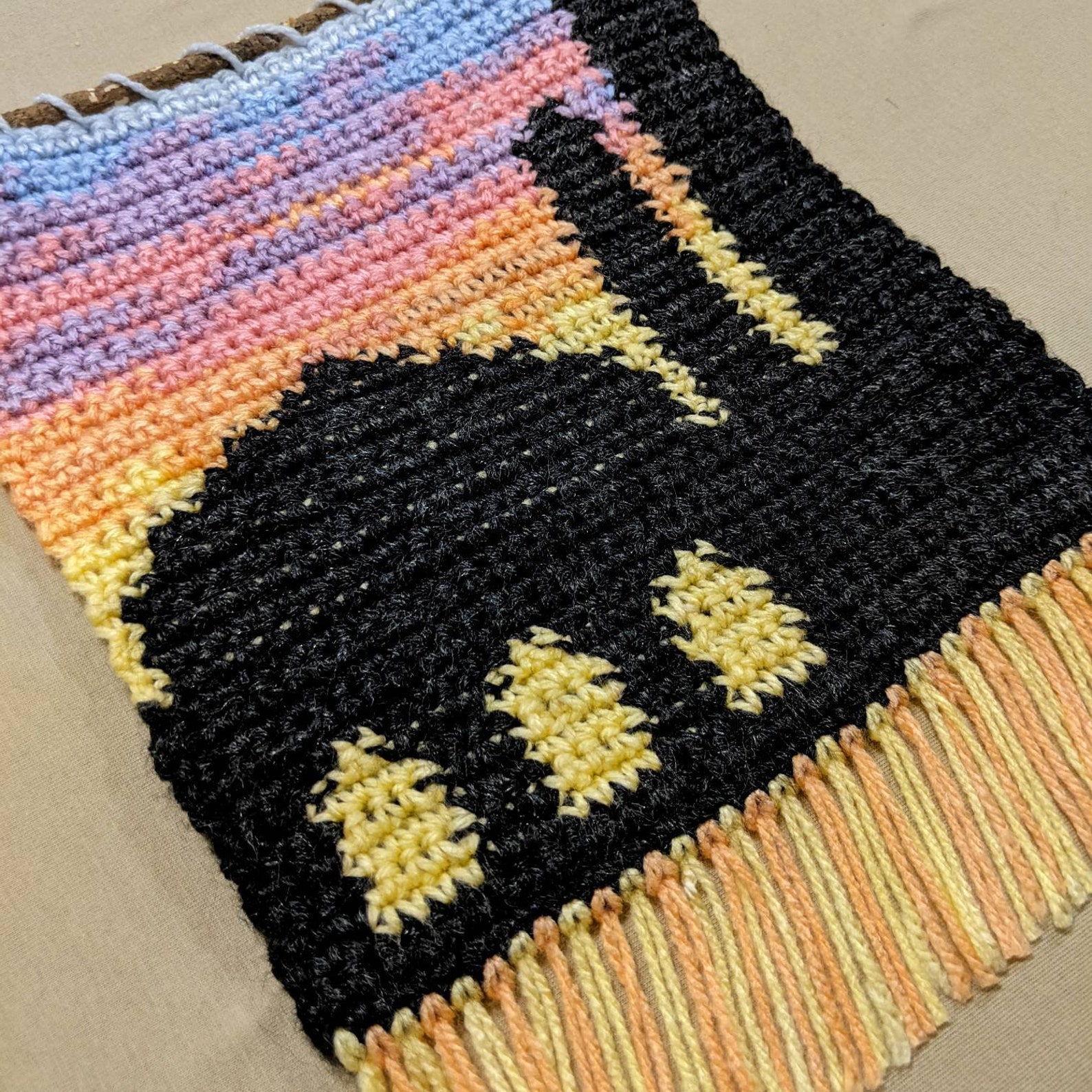 CROCHET PATTERN Masjid Wall Hanging Crochet Mosque Islamic Wall Hanging ...