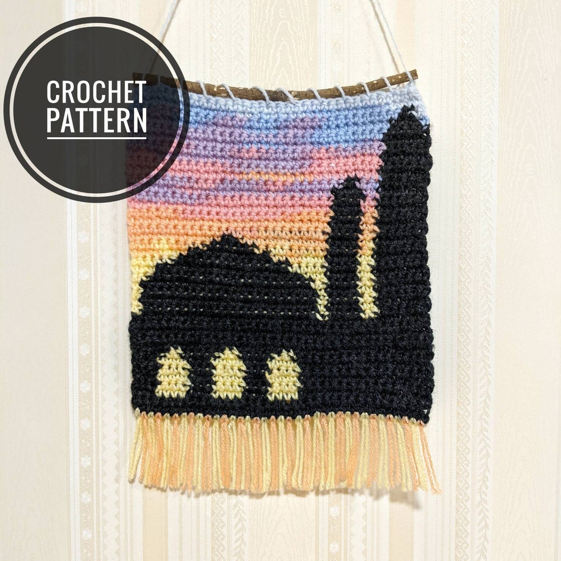 CROCHET PATTERN Masjid Wall Hanging Crochet Mosque Islamic - Etsy