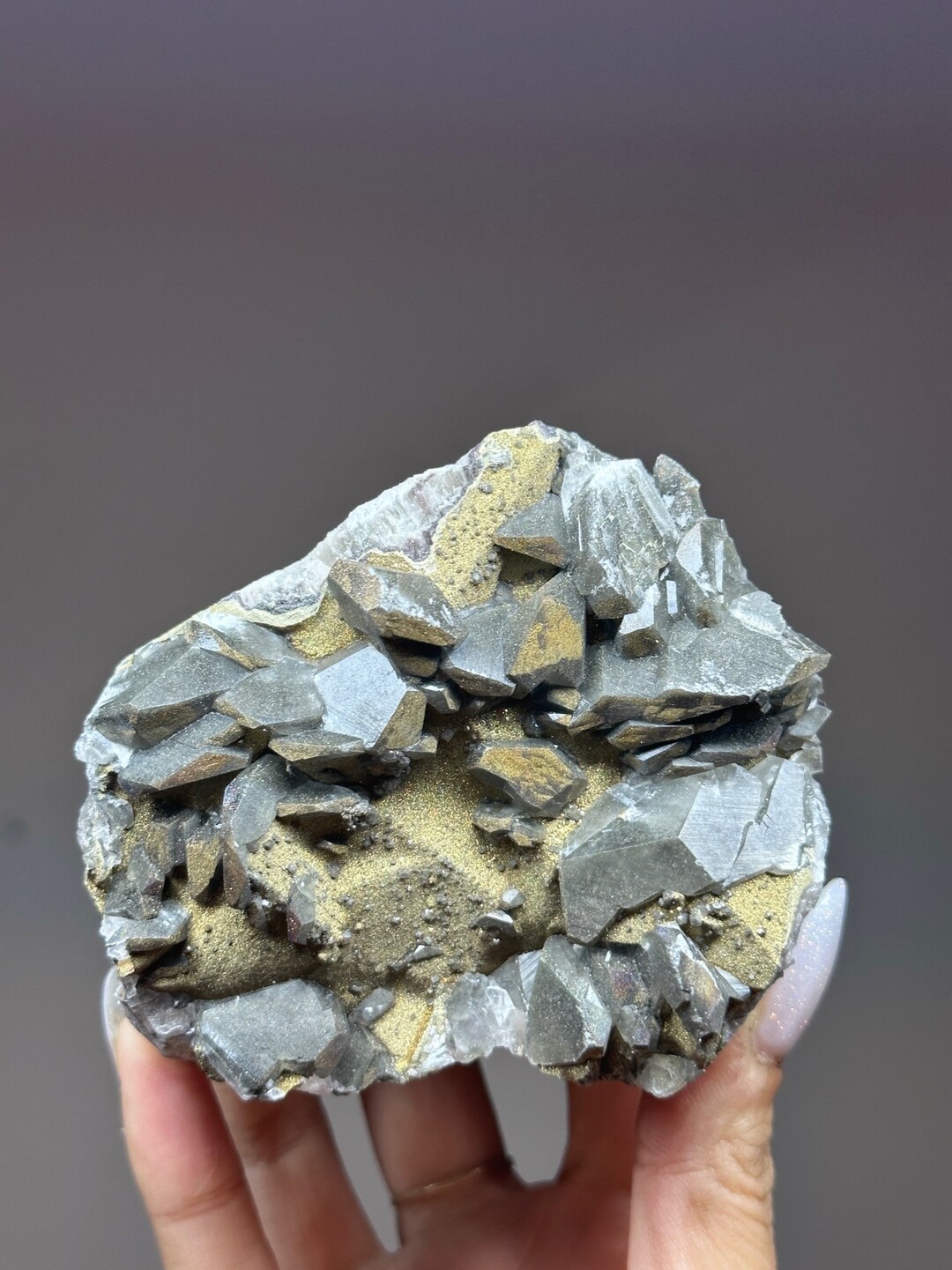 Calcite With Pyrite From Tonglushan Mine, Daye Co., Huangshi, Hubei ...