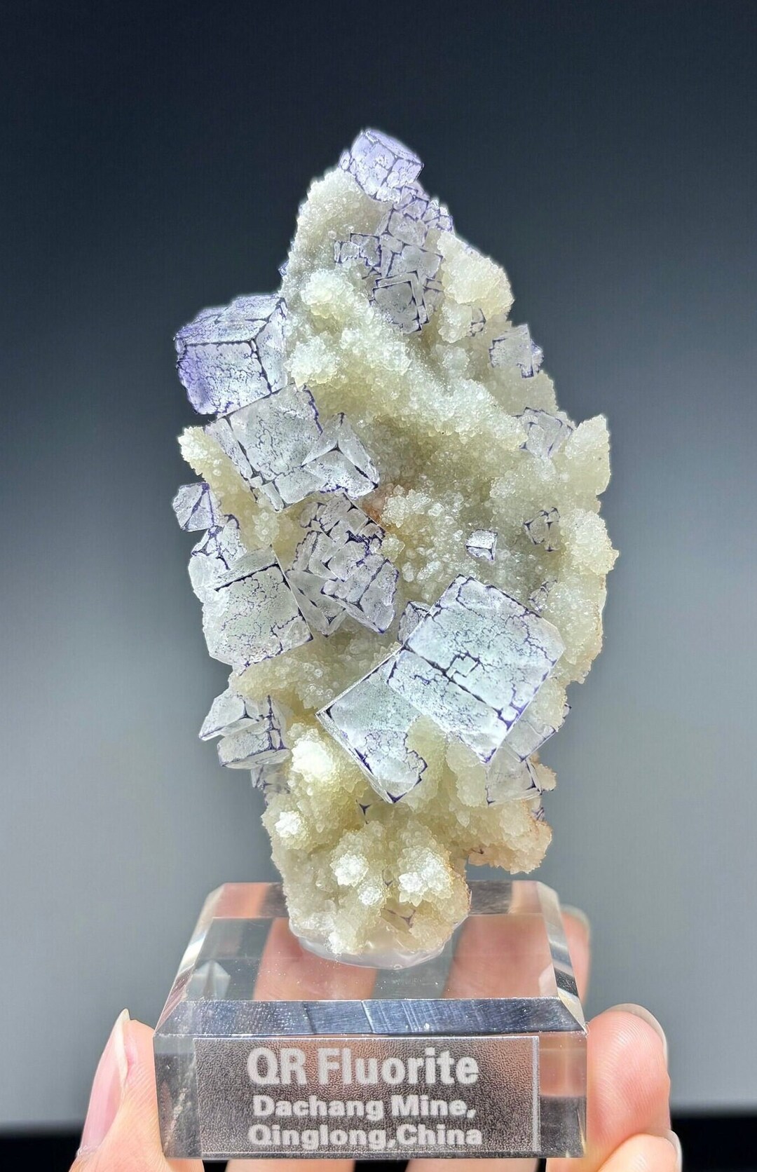 Fluorite Raw Mineral Specimen With QR Code Formations From Guizhou, China - Etsy