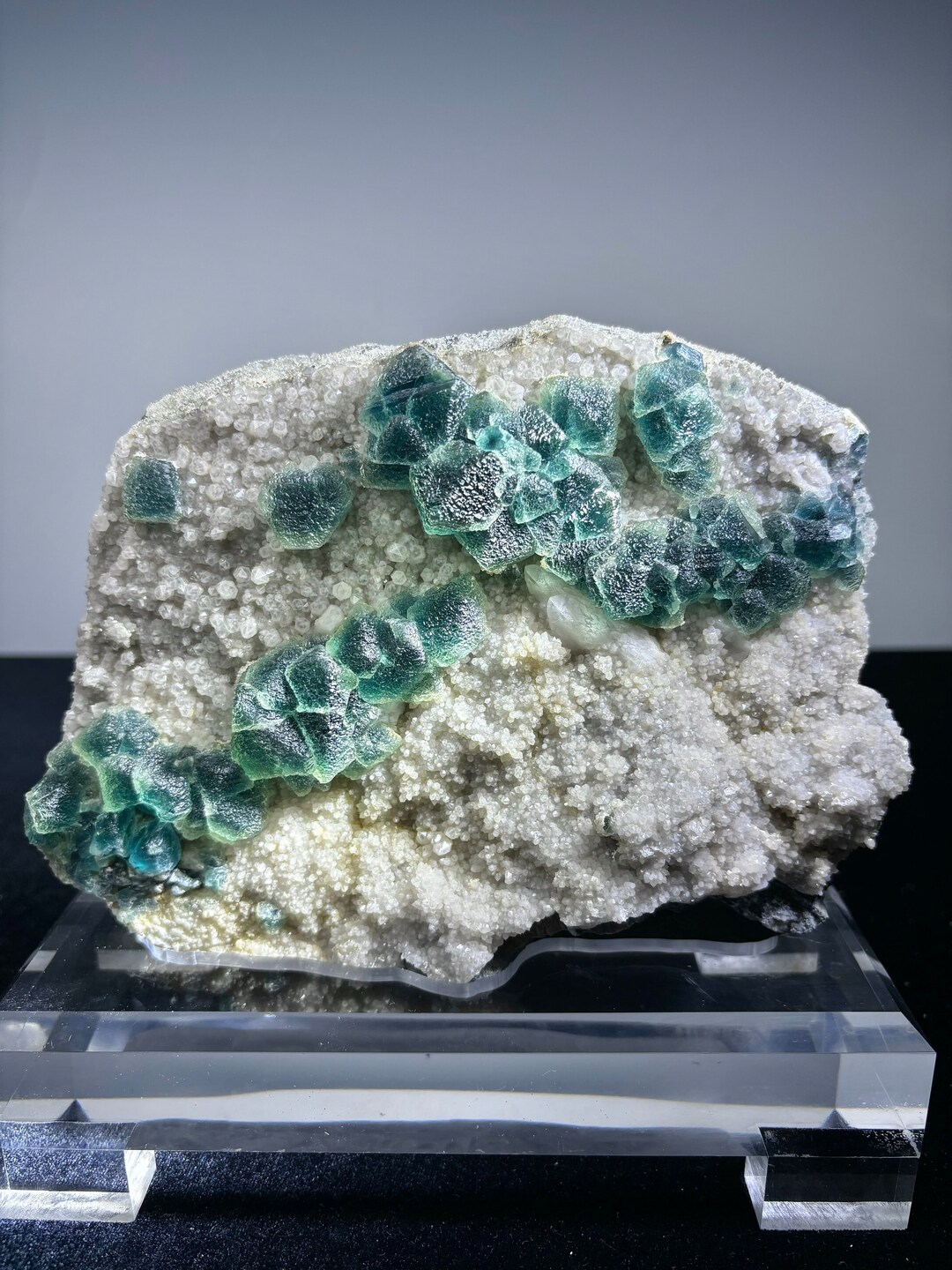 Blue Octahedral Fluorite / Rare Raw Mineral Specimen - Etsy