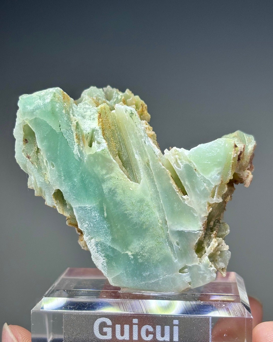 Jadeite After Stibnite / Natural Specimen / Guicui From Dachang Mine ...