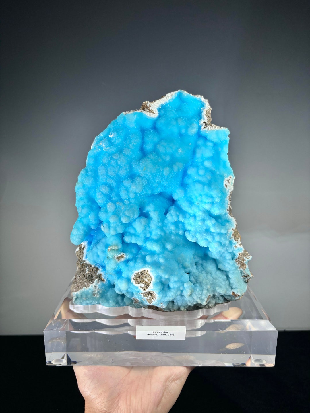 Hemimorphite Mineral Specimen From Wenshan, Yunnan, China / Miniature Raw Stone Geode Rock - Etsy