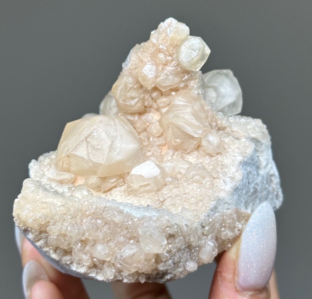 Peach Calcite From Hongshui River, Guangxi, China / Raw Mineral ...