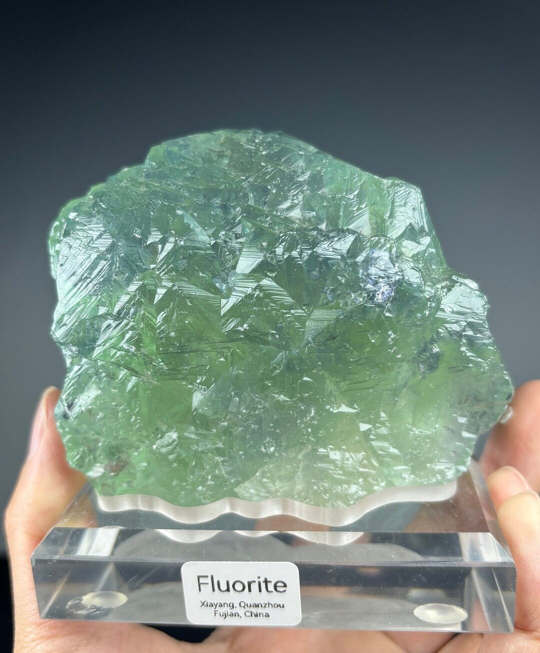 Etched Fluorite From Xia Yang Mine, Xia Yang City, Yongchun Co ...