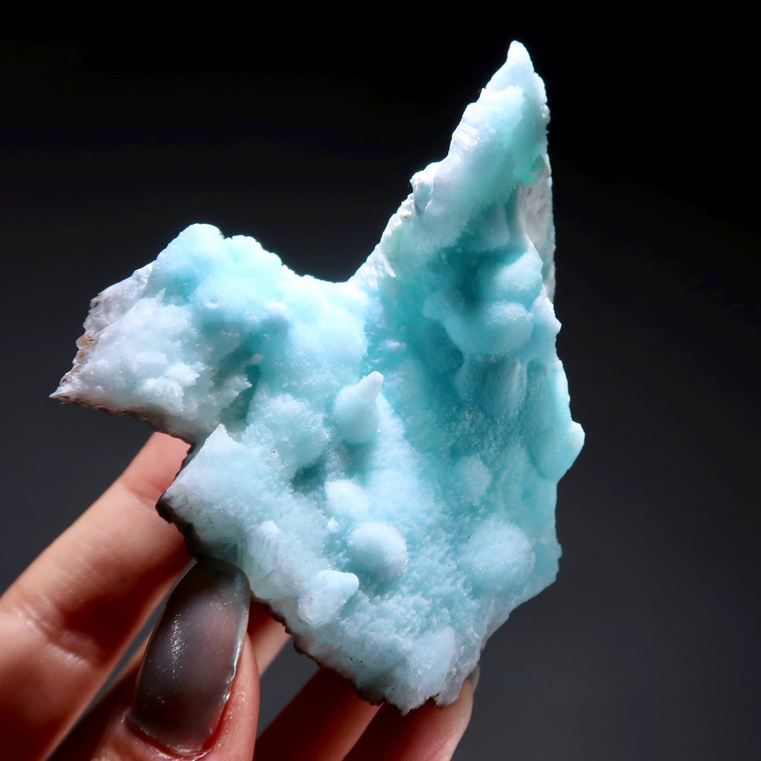 Blue Aragonite With Botryoidal Formation From Sichuan, China / Natural ...