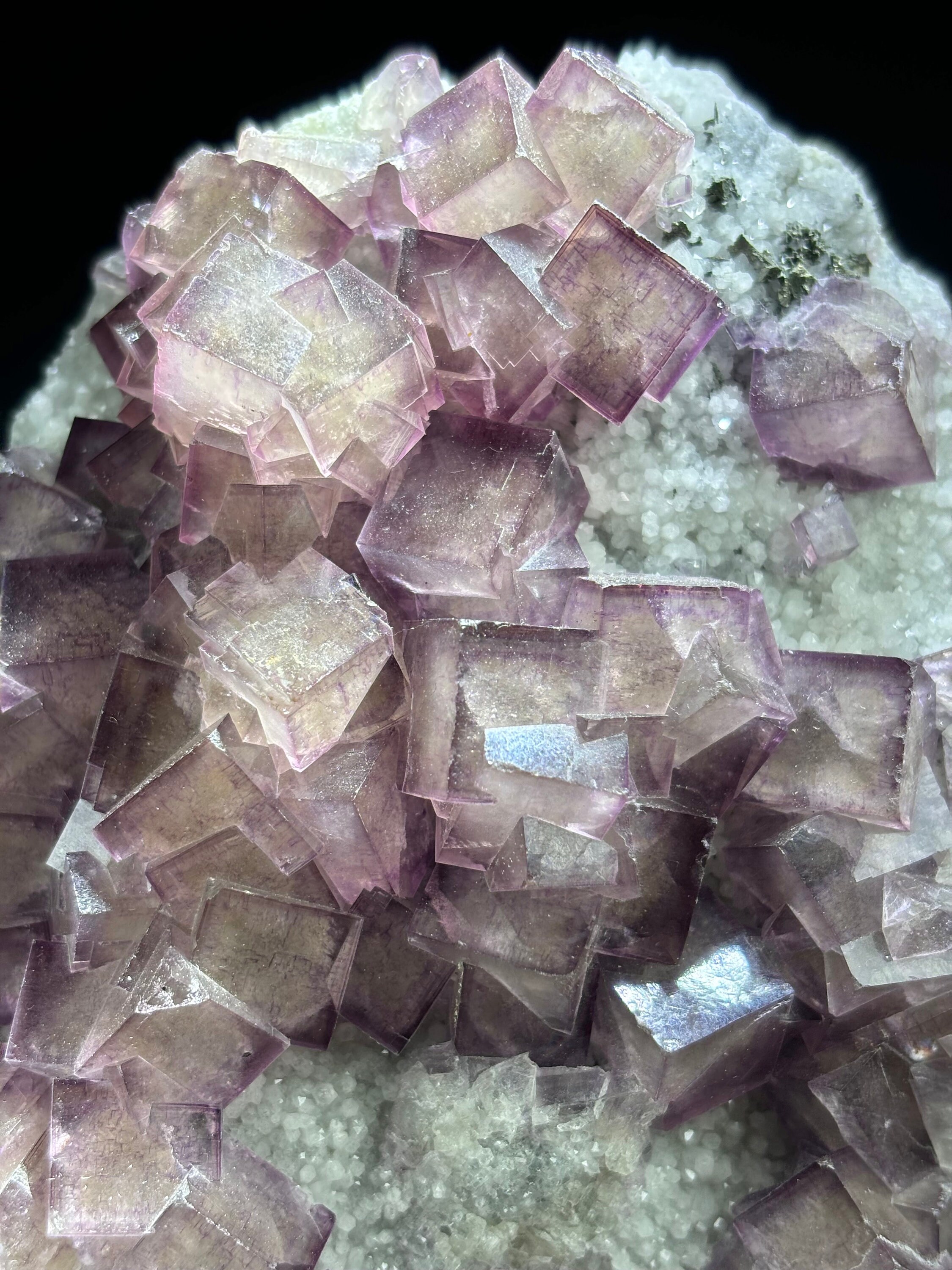 Purple Fluorite Cubic Formation With Phantom Windowing From Yaogangxian ...