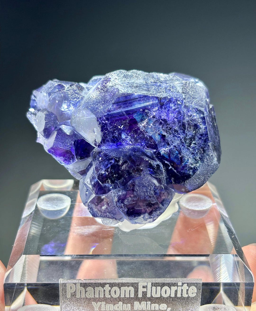 Fluorite With Purple Phantom From Yindu, Inner Mongolia - Etsy