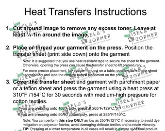 Dtf Press Instruction - Etsy Australia