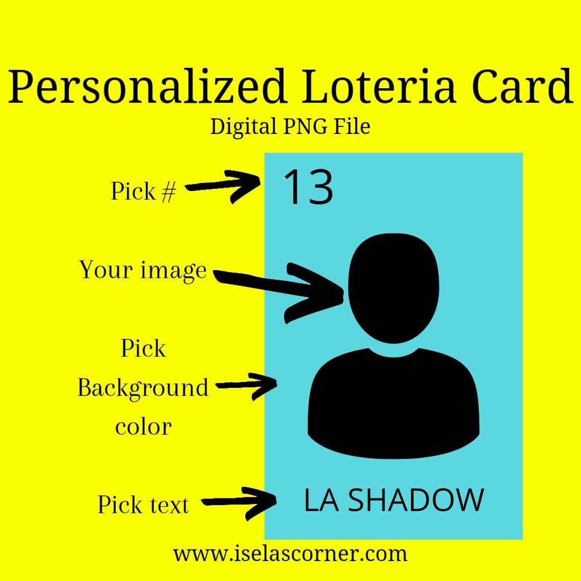 Personalized Loteria Card - Carta De Loteria Personalizada - Digital ...