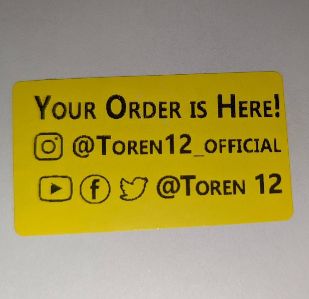 Your Order is Here Label Sticker Custom Sticker 2.25in X - Etsy