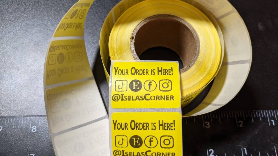 Your Order is Here Label Sticker Custom Sticker 2.25in X - Etsy